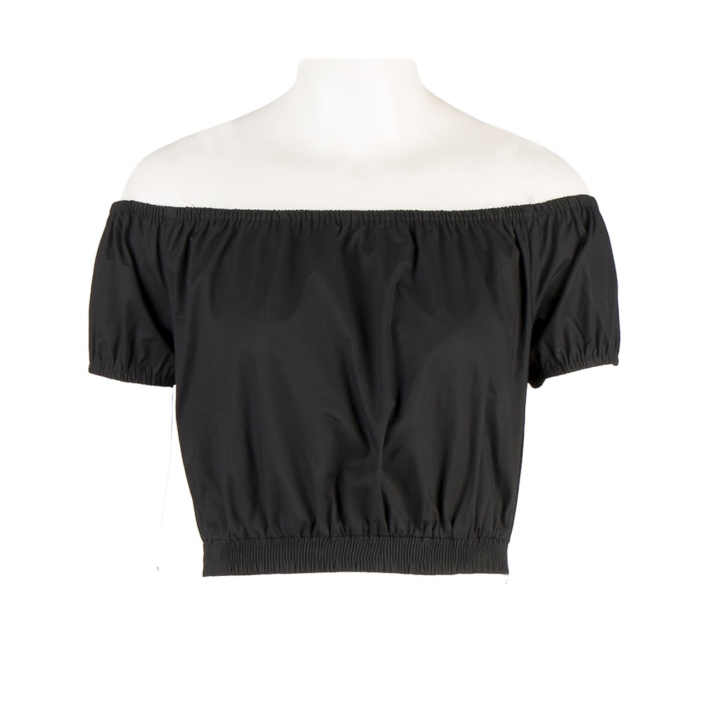 Crop Top Off Shoulder Cute Low Back Shirt Short Sleeves Sexy Blouse ...
