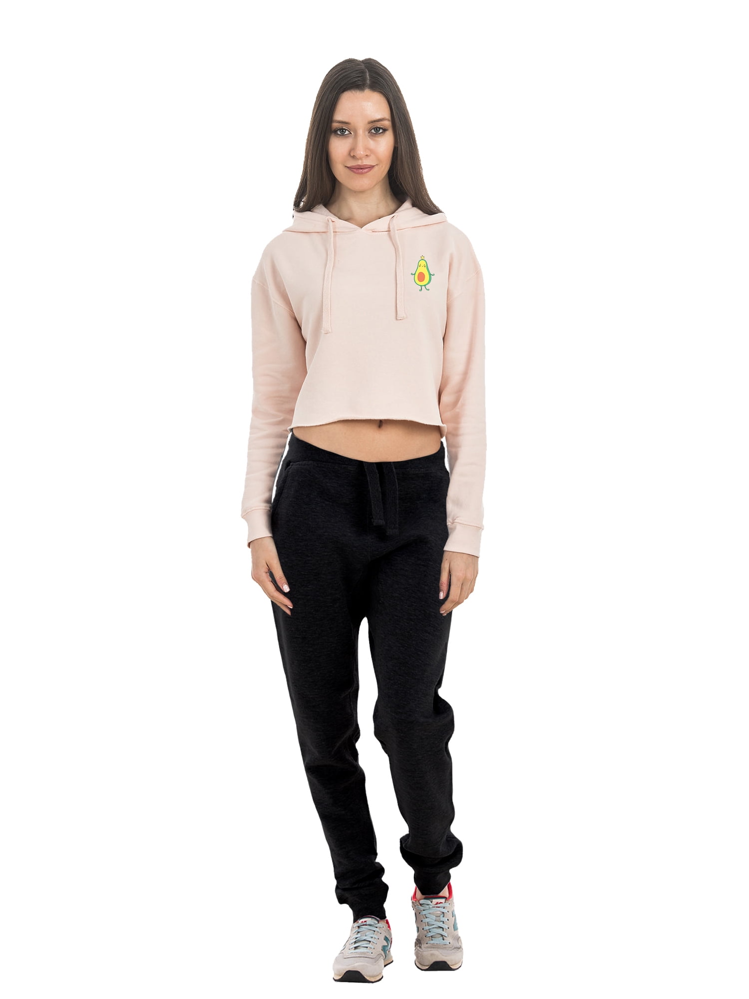Crop Top Sweatsuits 2Pcs Sets for Women Tracksuit Cropped Hoodie and ...