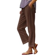 AOOCHASLIY Women Fall Pants Clearance Women's Casual Daily Pocket ...