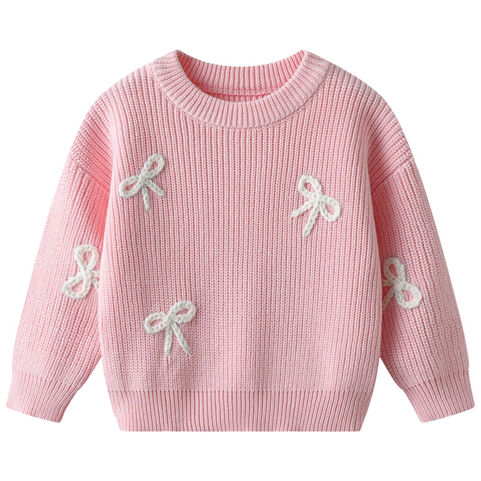 Cropped Sweaters For Teens Girls Cable Knit Sweaters Crewneck Long ...