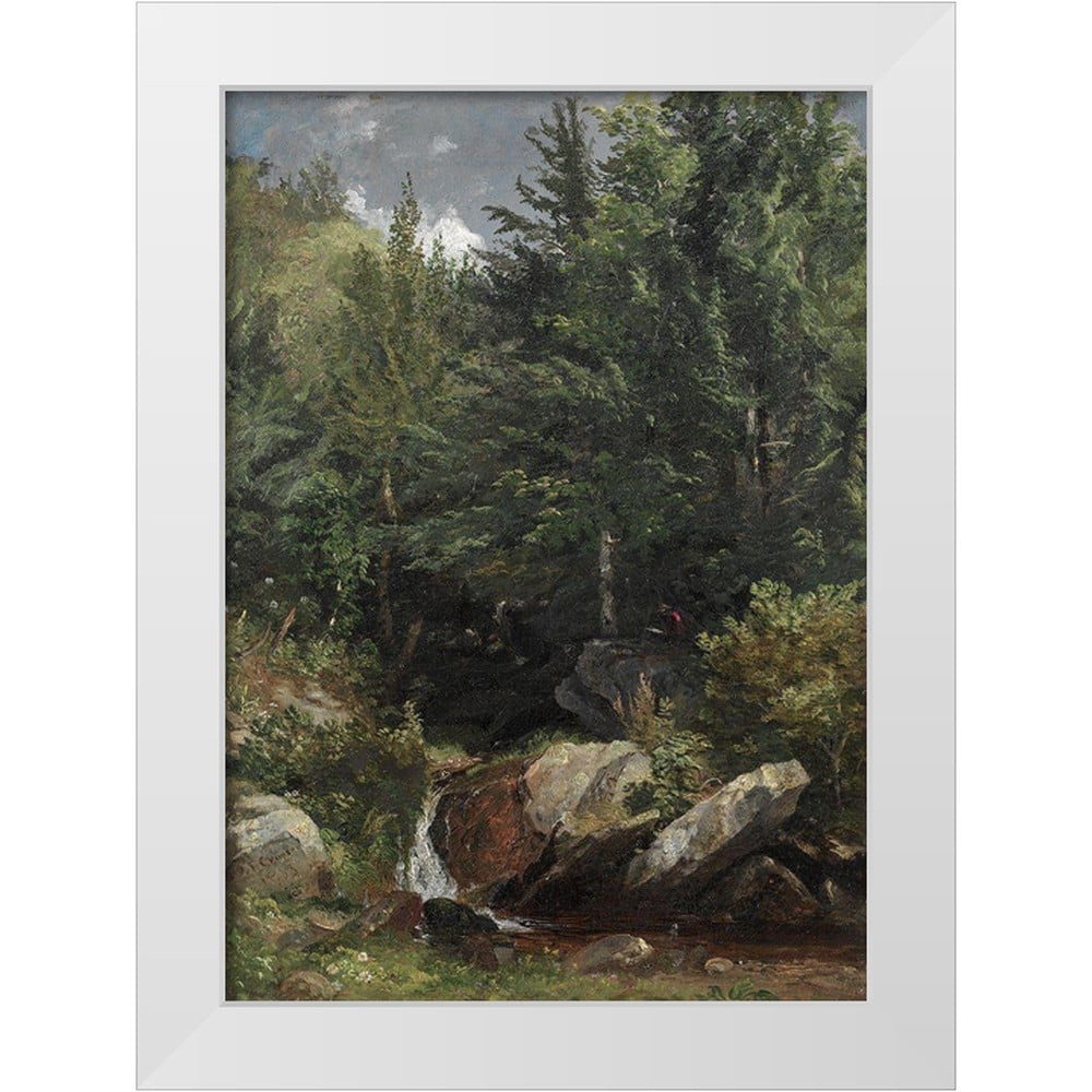 Cropsey, Jasper F 24x32 White Modern Wood Framed Museum Art Print ...