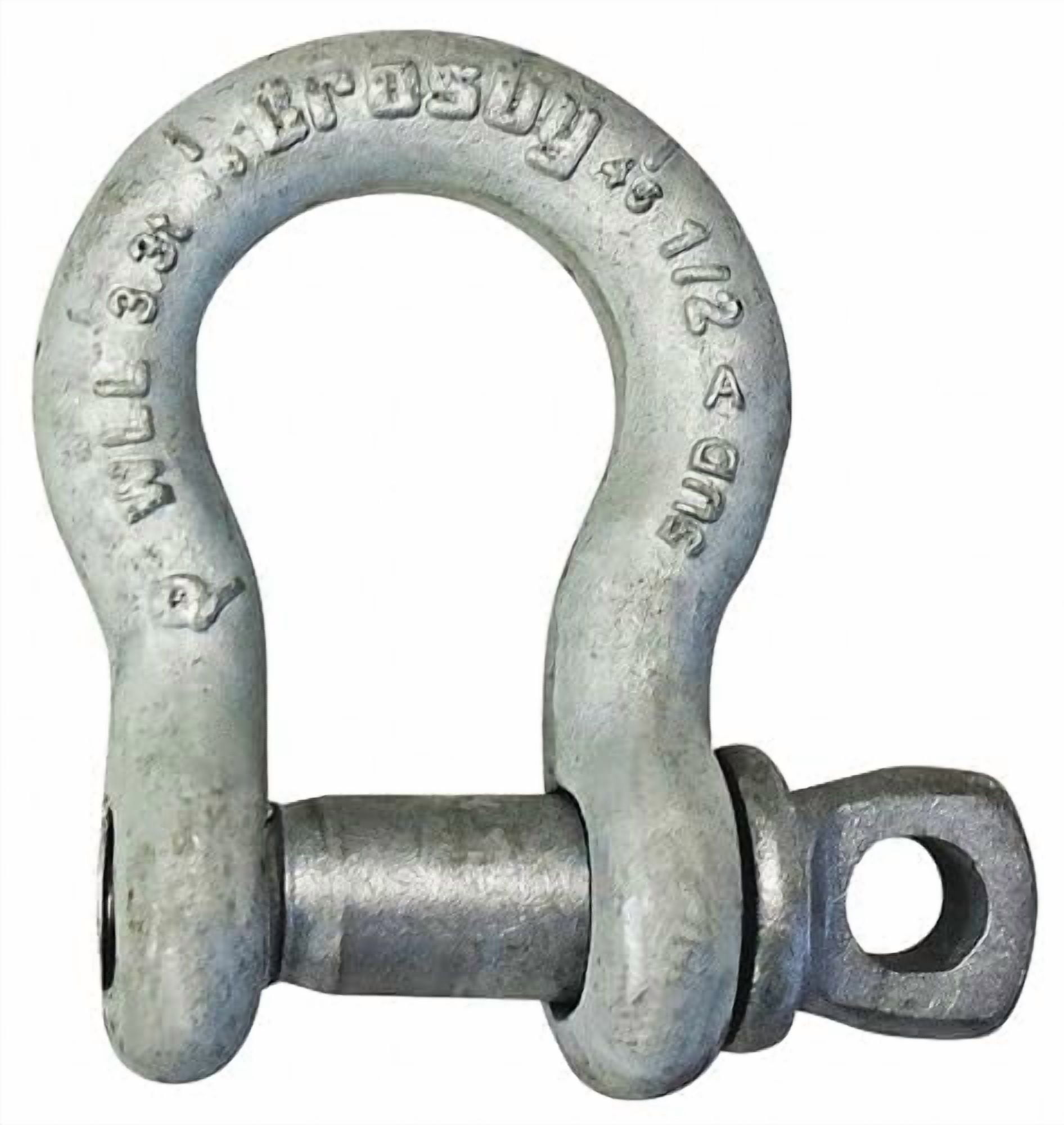 Crosby 1017494 G-209A Alloy Screw Pin Anchor Shackle | 1/2 Inch | 3.3 ...
