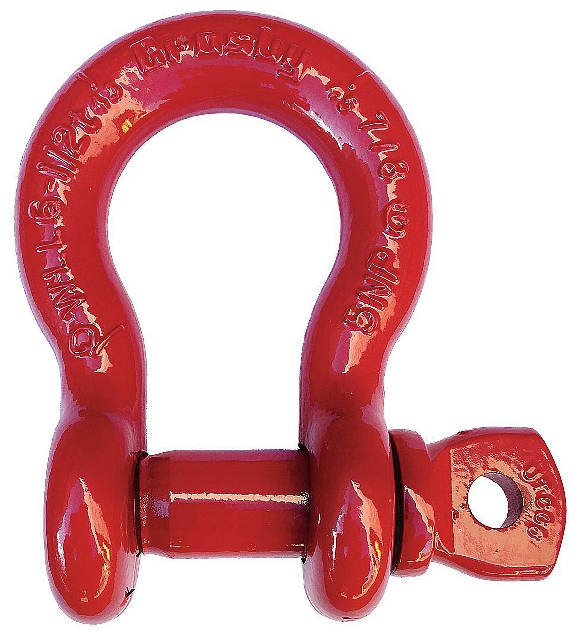 Crosby 1018507 Carbon Steel S-209 Screw Pin Anchor Shackle, Self ...