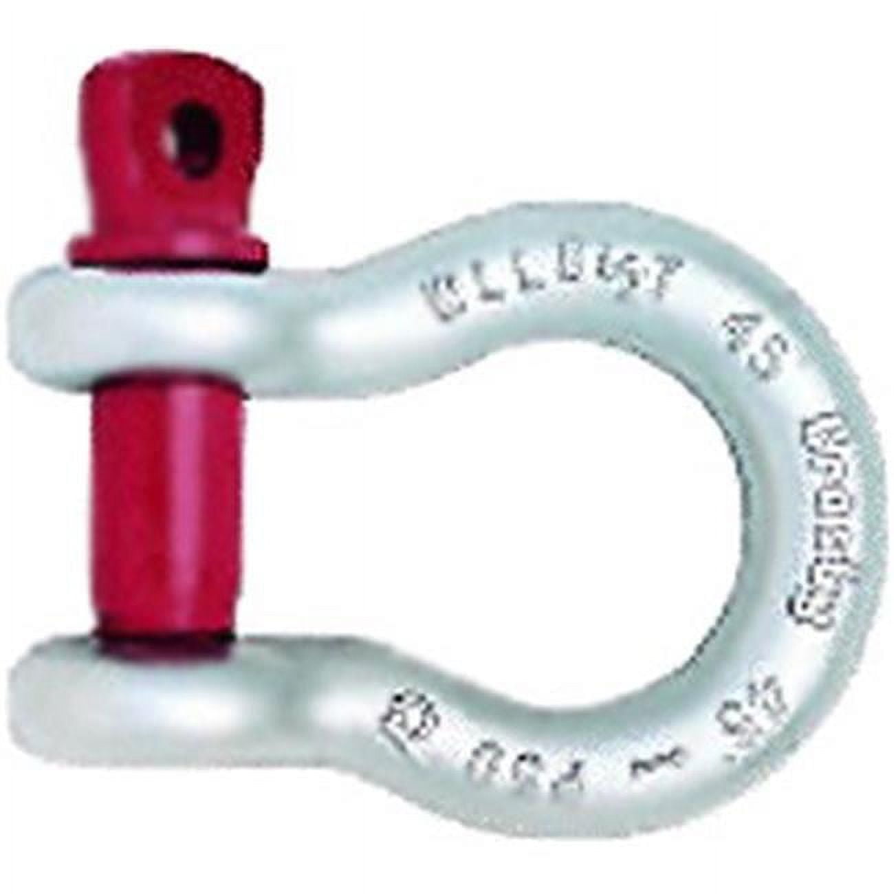 Crosby 1018534 1 in. G209 Screw Pin Anchor Shackle, Galvanized ...