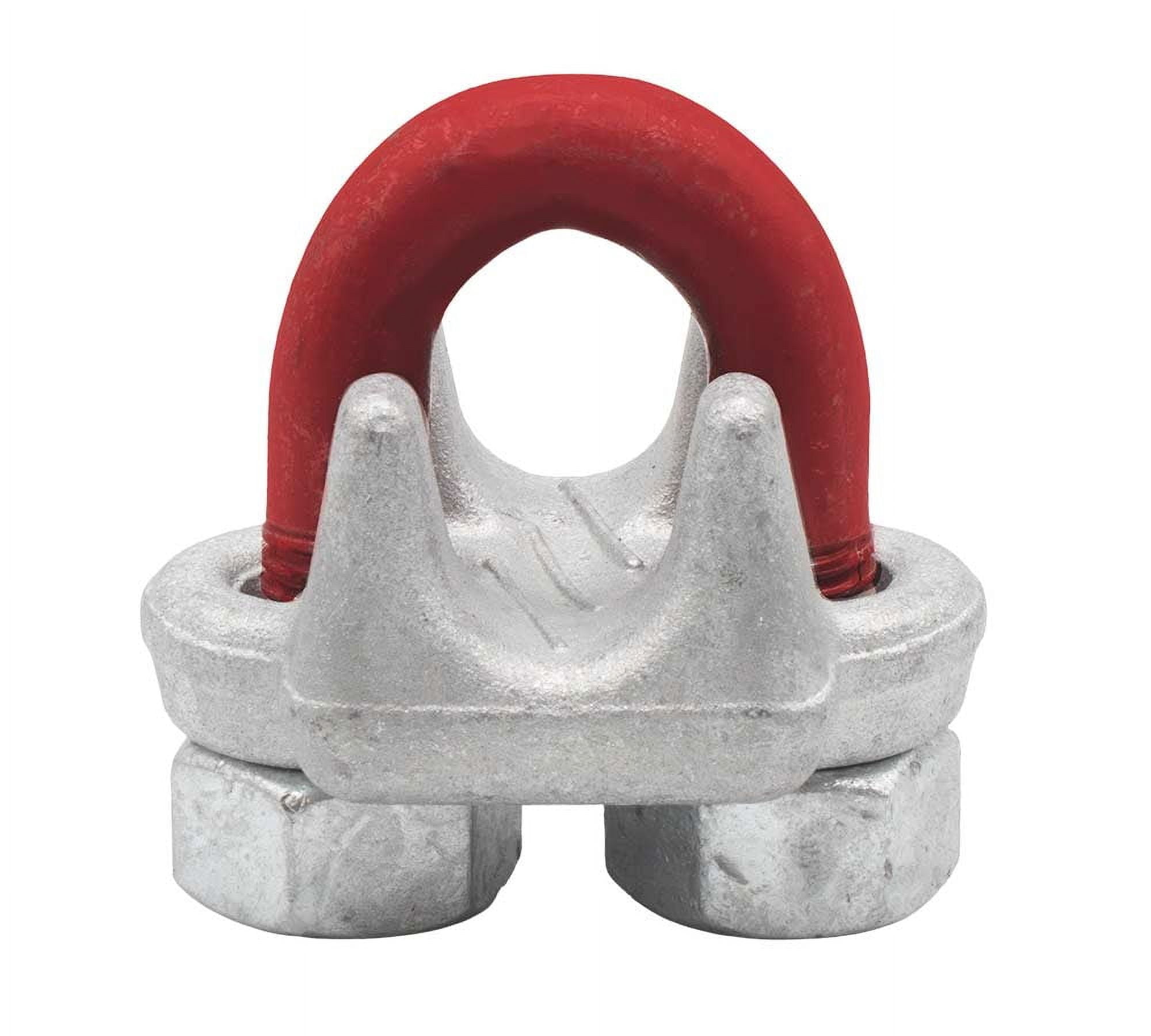 Crosby 3/8" Forged Wire Rope Clip – G-450, 1010097, U-Bolt Clamp with ...
