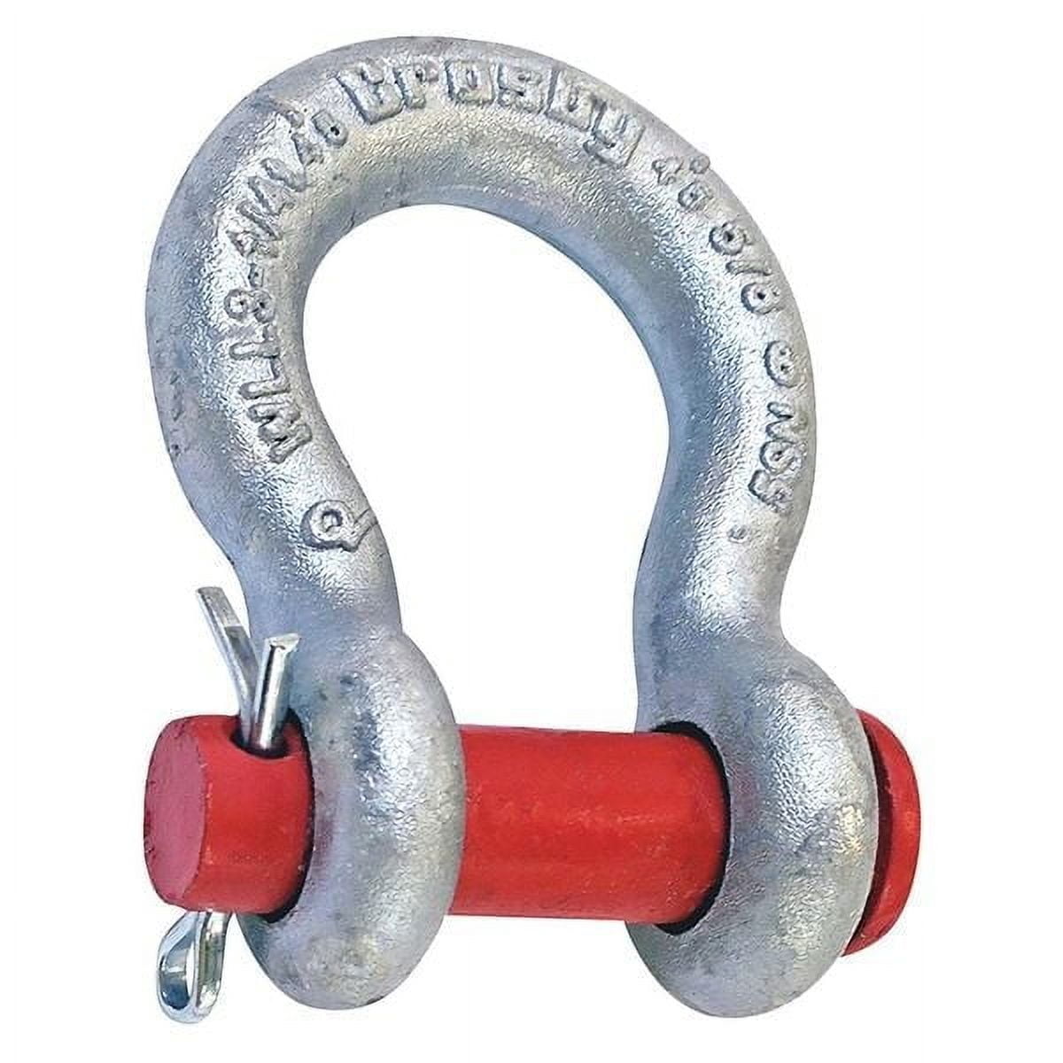 Crosby Shackle,5/8 in.,6500 lb.,Round Pin 1018115 - Walmart.com