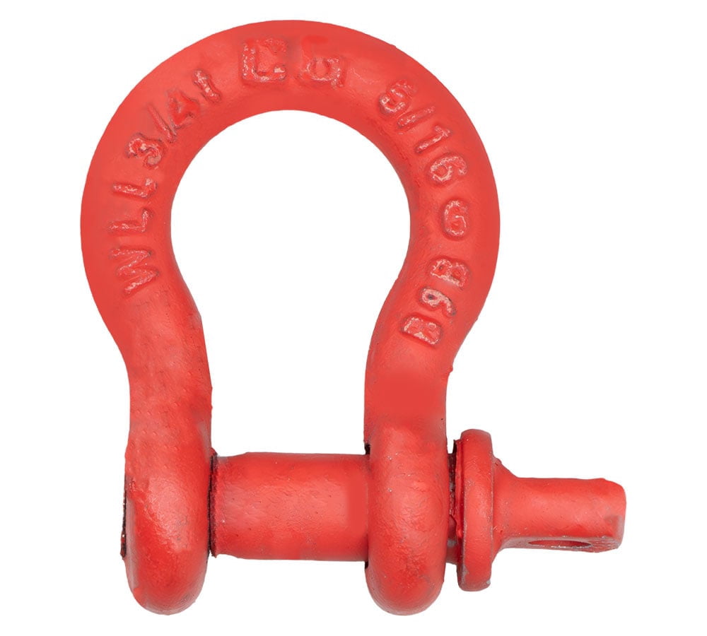 Crosby S-209 5/16" Anchor Shackle Carbon Steel w/Alloy Screw Pin 1,650 ...