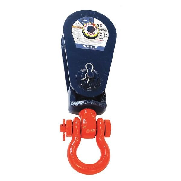 Snatch Block, Wire Rope, 1/2 in Max Cable Size, 8,000 lb Max Load ...