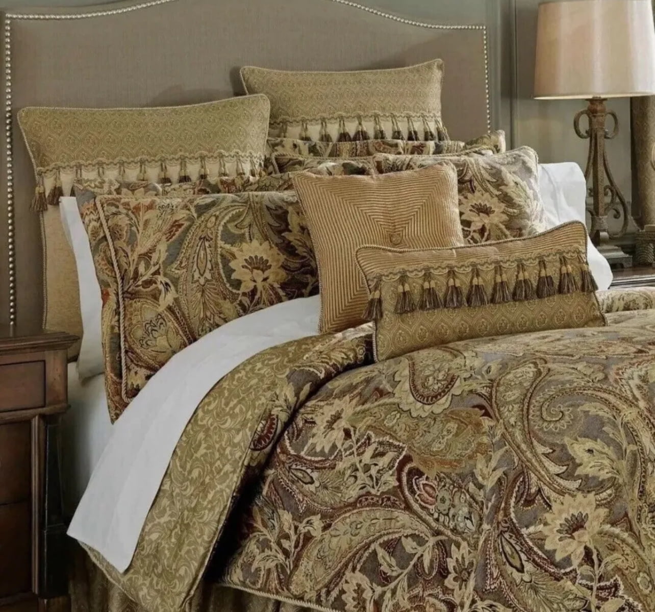 Croscill Ashton CAL Bedding Set: California King Comforter, Bedskirt ...