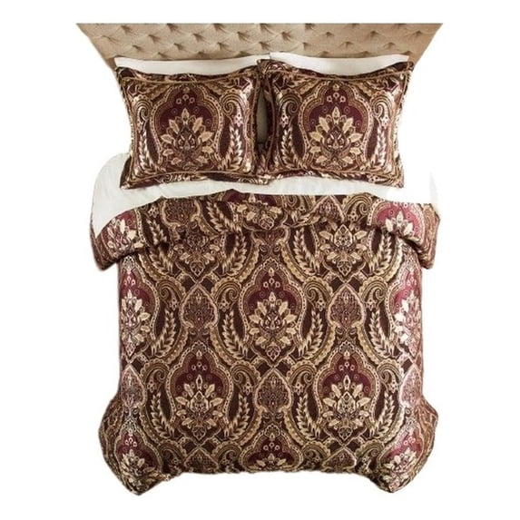 Croscill Classics Julius 4 Piece Comforter Set in Burgundy Queen ...