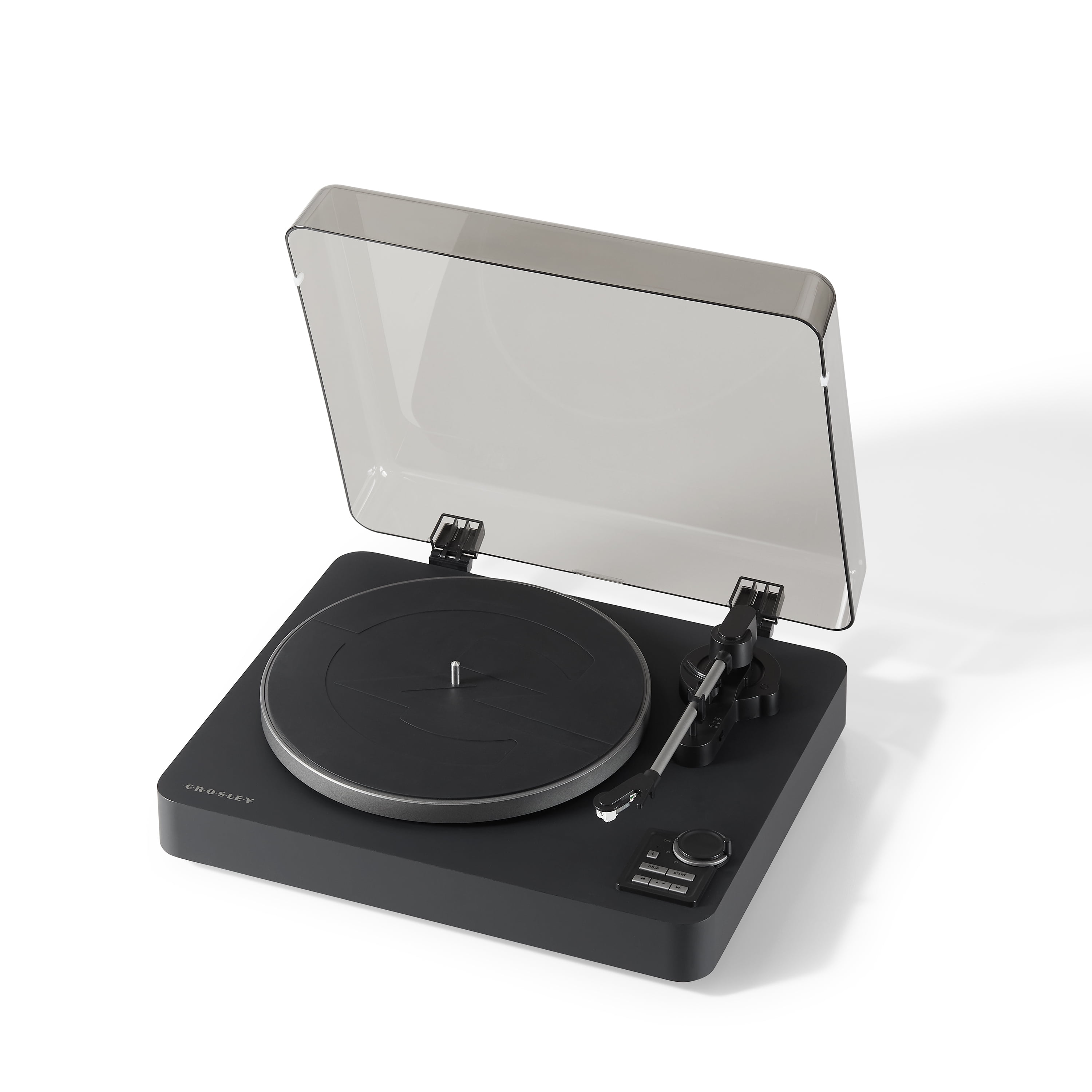 Crosley C300 Fully Automatic Turntable, 2-Speed Bluetooth Vinyl Record ...