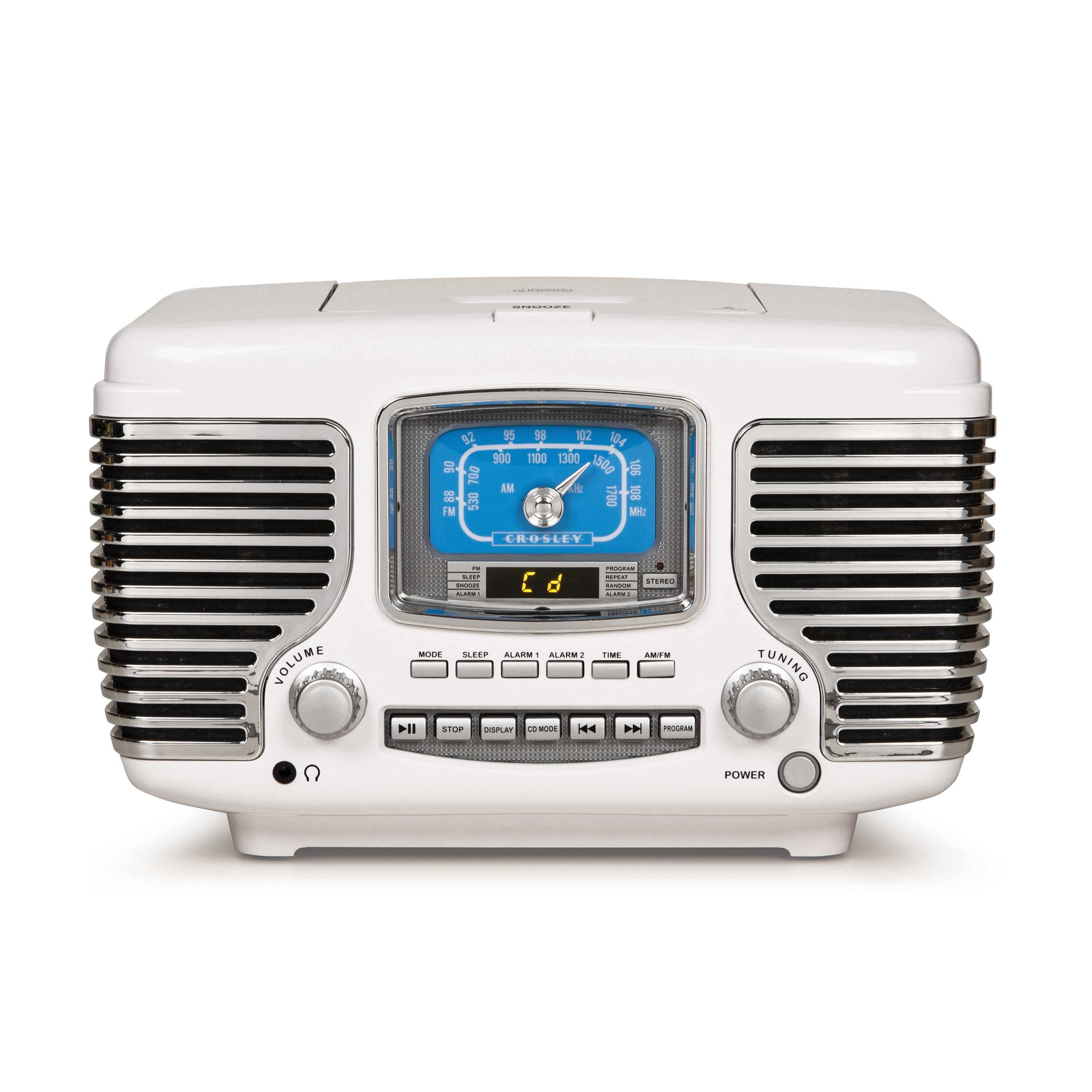 Crosley Corsair Radio CD Player - Alarm Clocks - Walmart.com