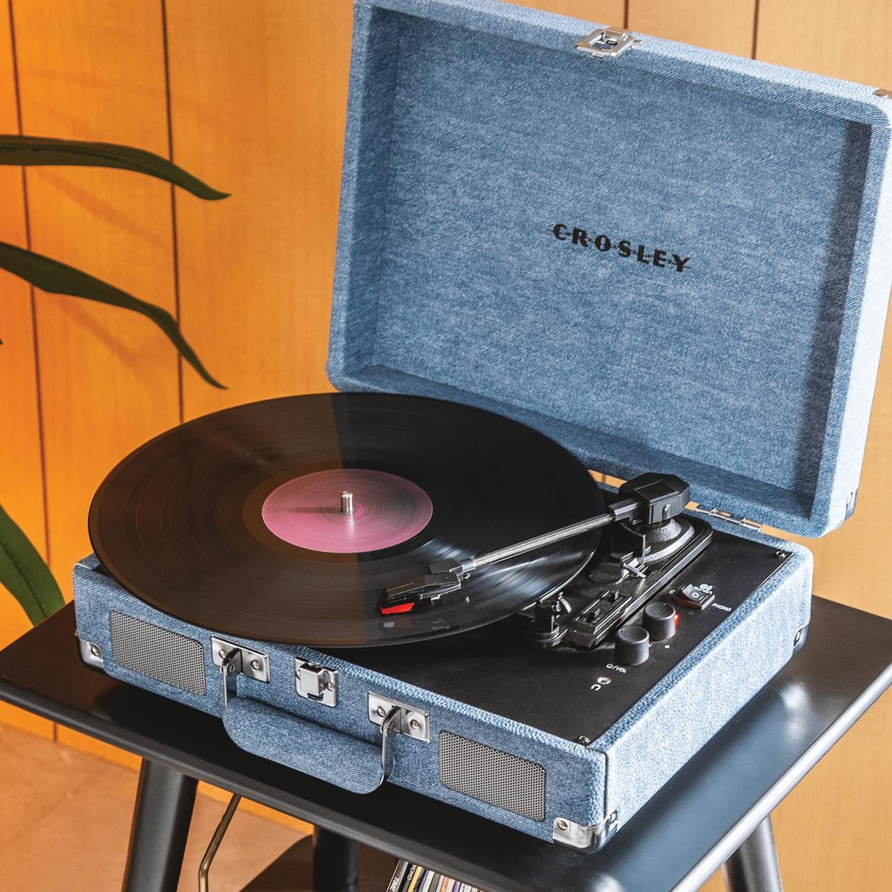 Crosley Cruiser Plus Vinyl Record Player with Speakers and Wireless ...
