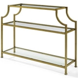 Crosley Furniture Aimee Glam Decorative Entryway Console Table, Gold ...