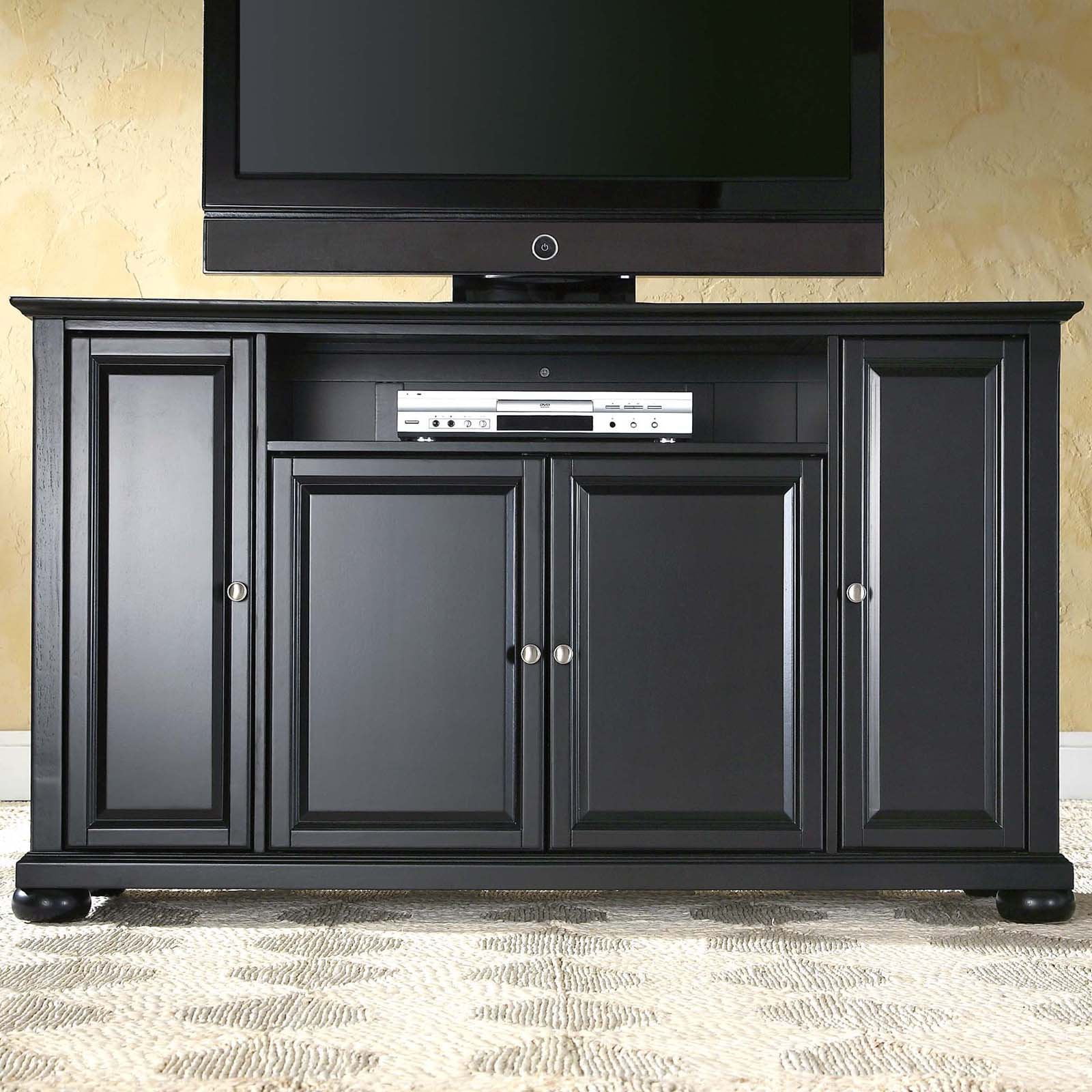 Crosley Furniture Alexandria 60" TV Stand in Black - Walmart.com