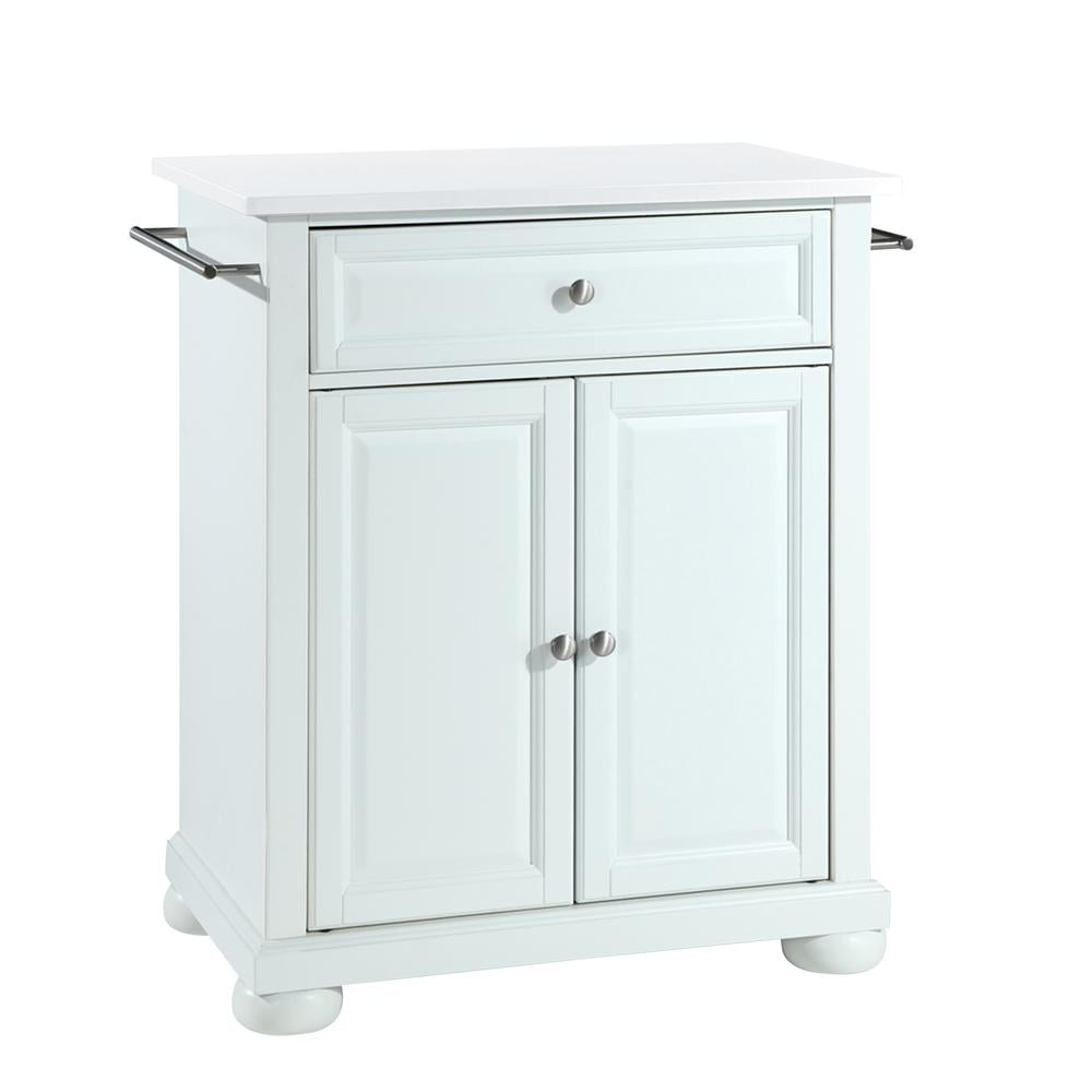 Crosley Furniture Alexandria Wood Granite Top Portable Kitchen Island ...