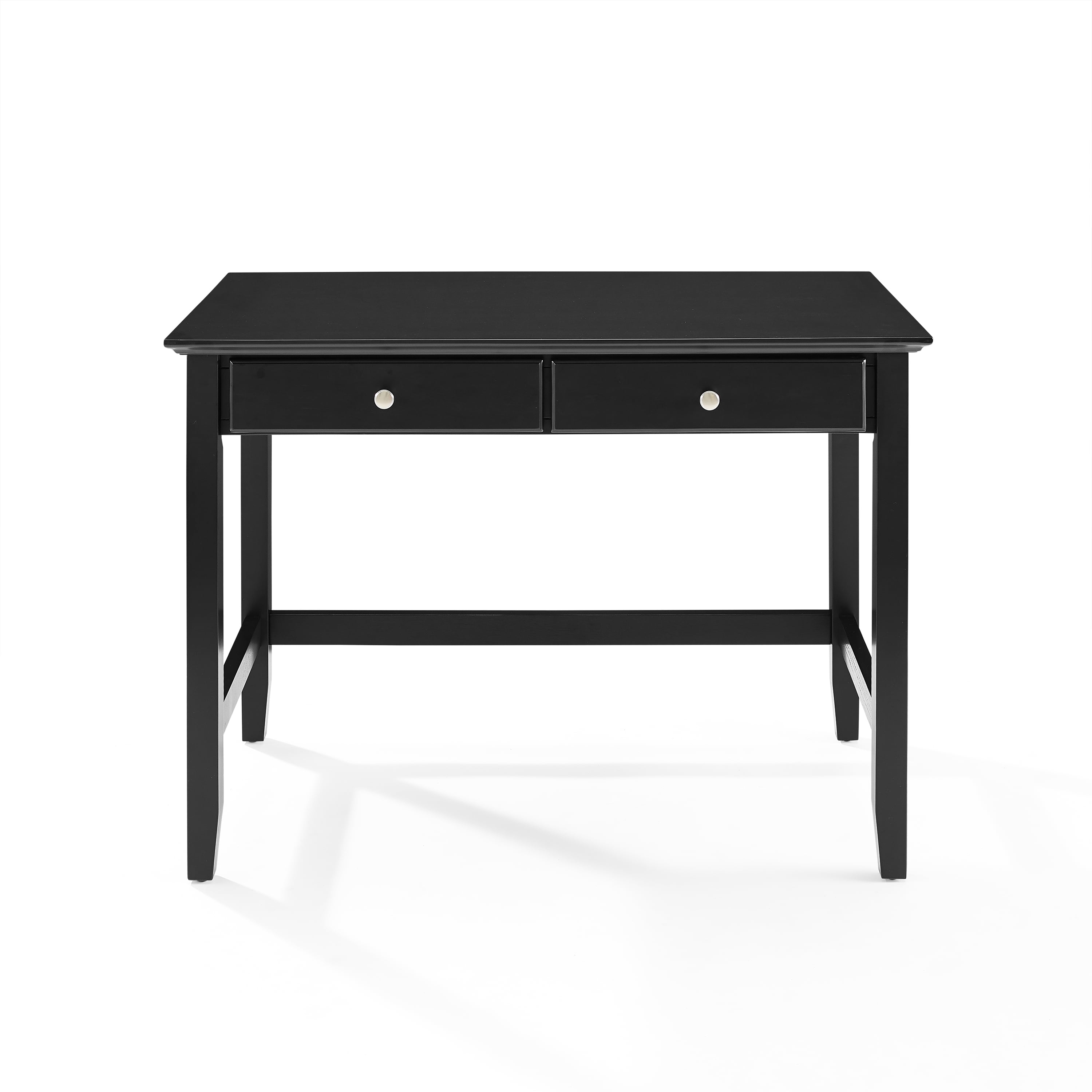 Crosley Furniture Campbell Traditional Wooden Writing Desk in Black ...