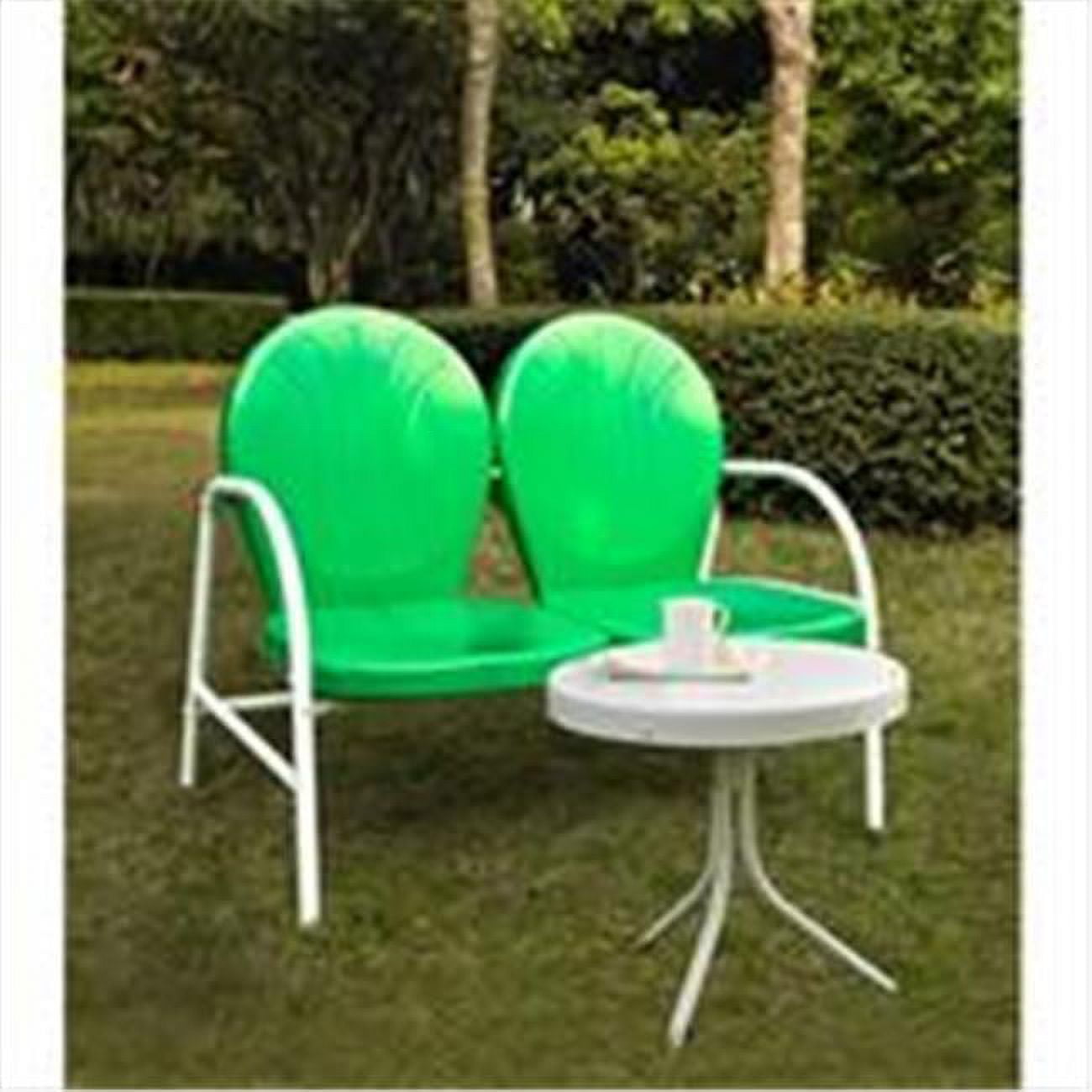 Crosley Furniture Griffith 2 Piece Metal Outdoor Conversation Seating ...
