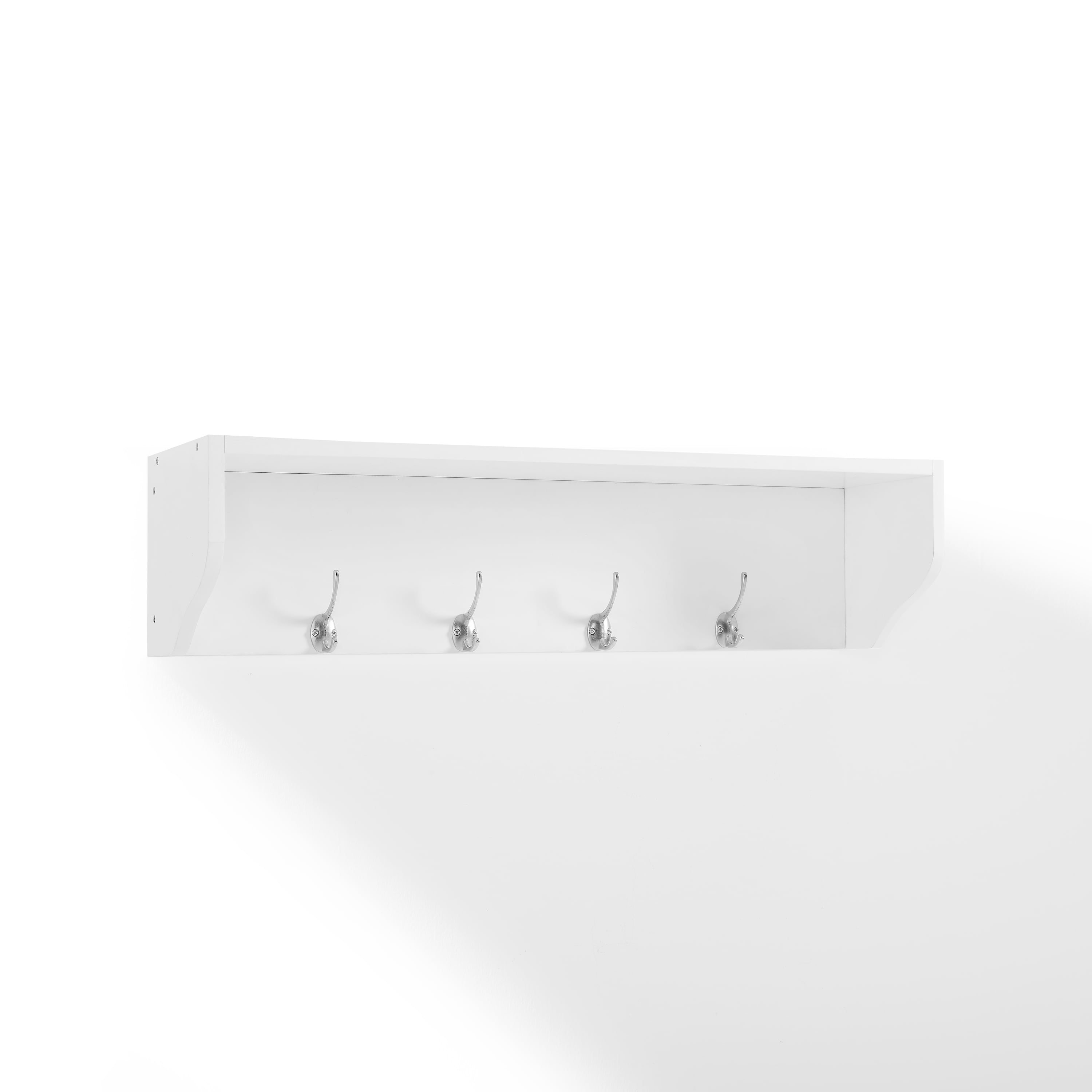 Crosley Furniture Harper MDF Wood Entryway Shelf in White Finish ...