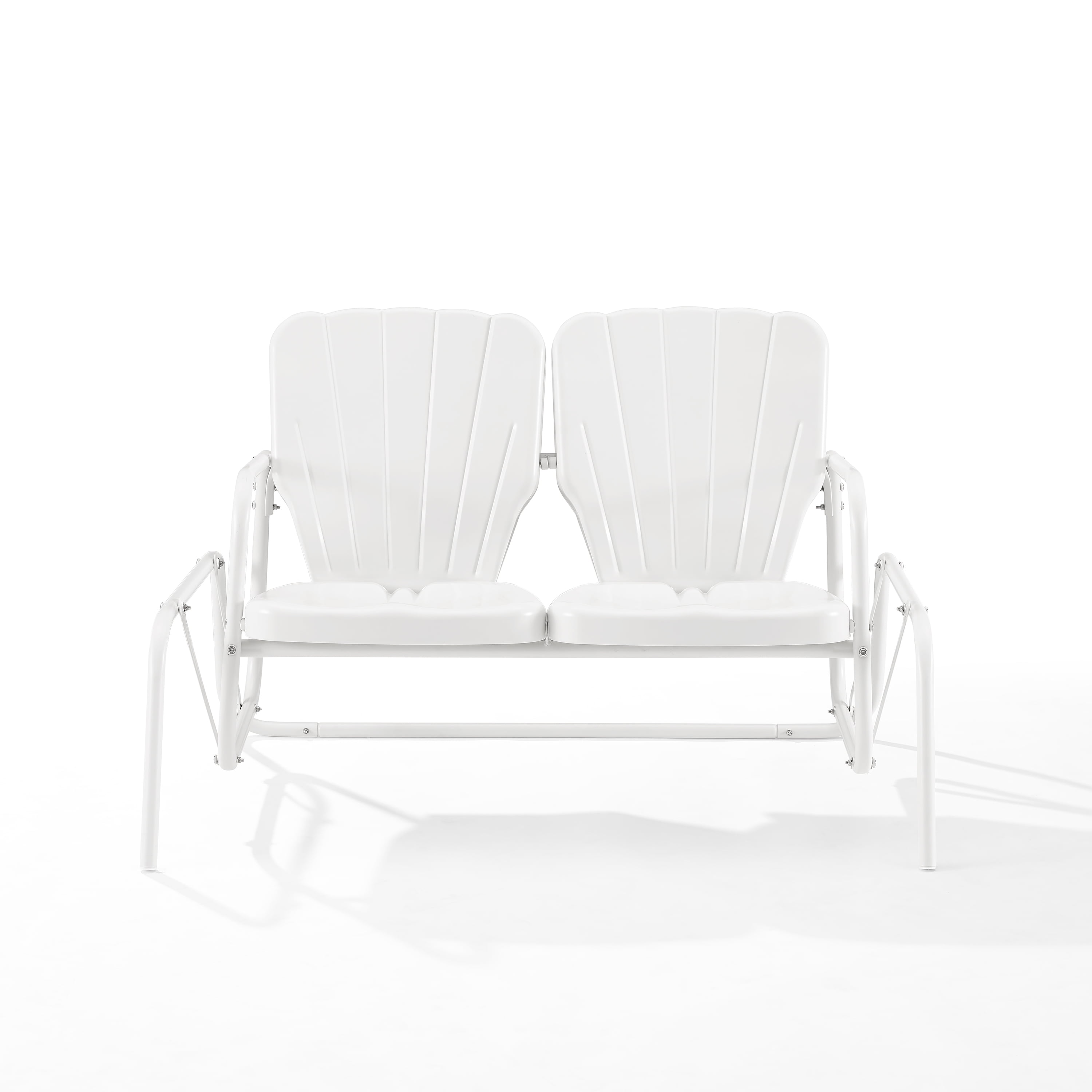 Crosley Furniture Ridgeland Metal Outdoor Double Porch Rocking Loveseat ...