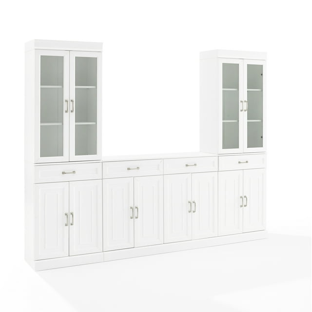 Crosley Furniture Stanton 3PC Entertainment Center/Sideboard & Pantry ...