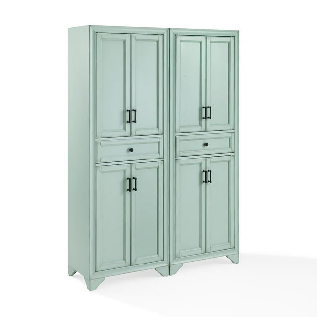 Crosley Furniture Tara 2-Piece Kitchen Storage Pantry Set- 2 Pantries ...