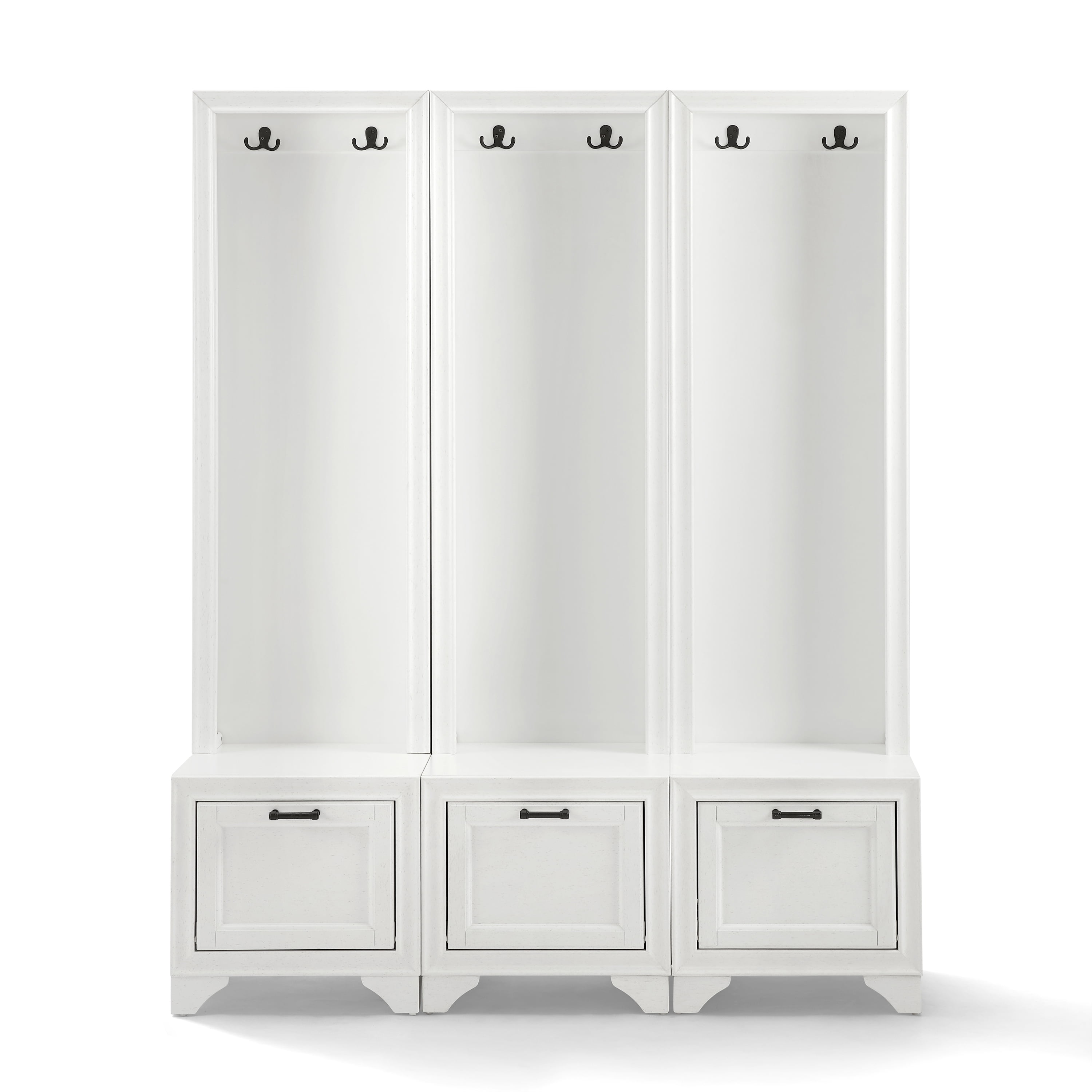 Crosley Furniture Tara 3 Piece Entryway Set in Distressed White ...