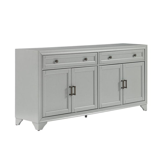Crosley Furniture Tara Modern Farmhouse Sideboard with Drawers, Metal ...
