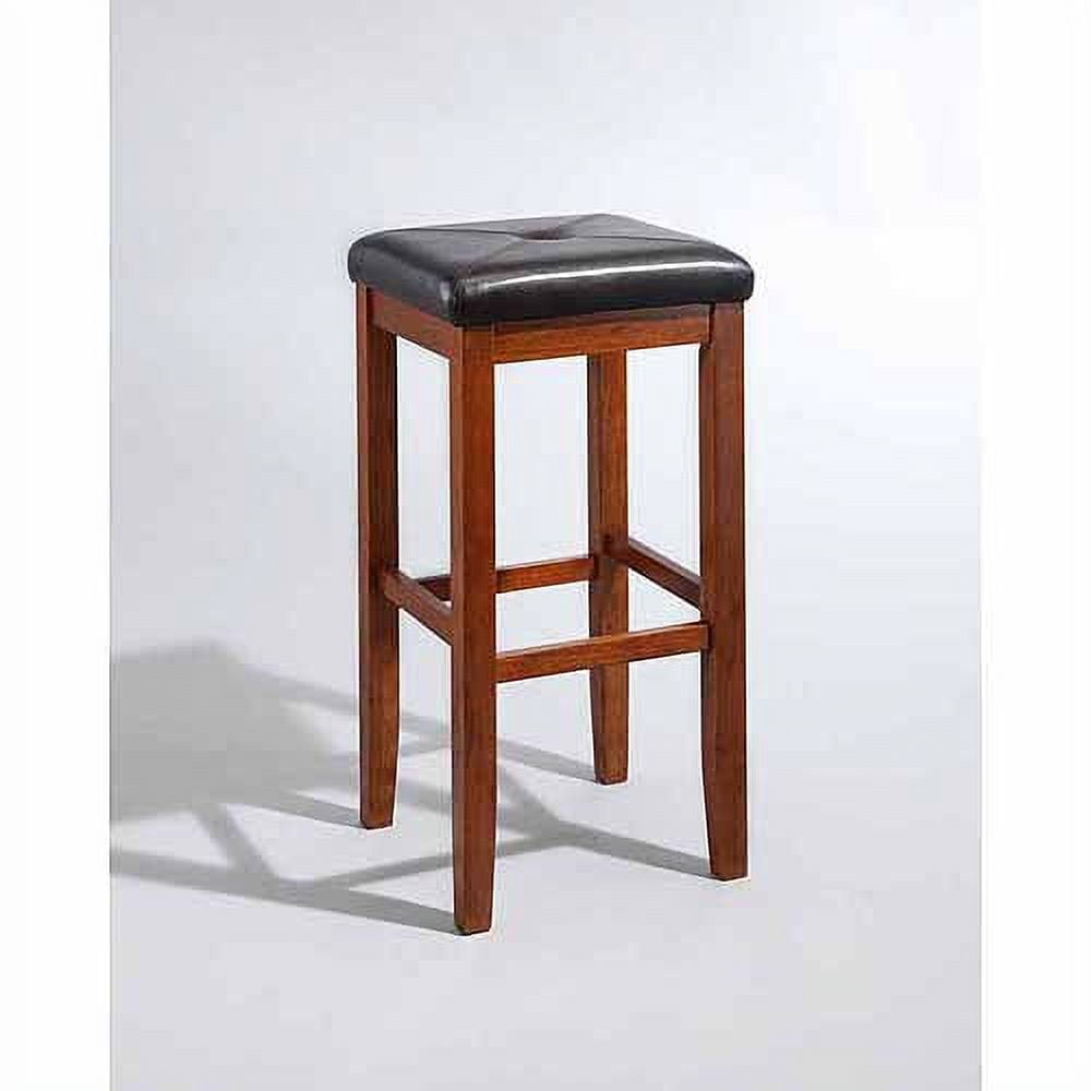 Crosley Furniture Upholstered Square Seat Bar Stool with 29" Seat ...