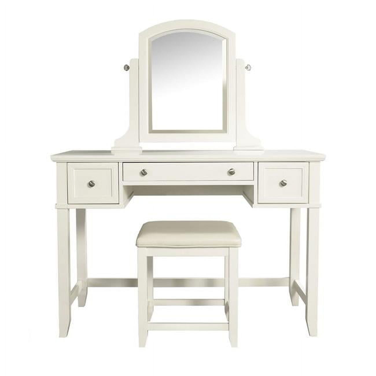 Crosley Furniture Vista Vanity, Mirror And Stool In Mahogany - Walmart.com