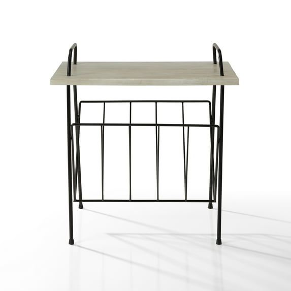 Crosley Furniture Wiltshire Modern Wood and Metal Turntable Stand ...