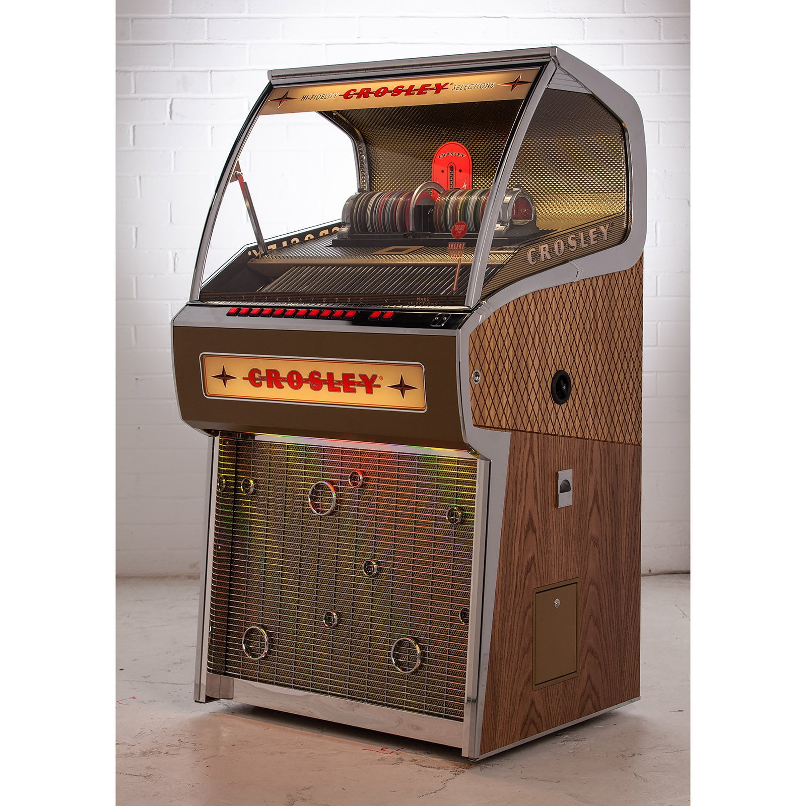 Crosley Rocket Full Size Jukebox CR1207A-OA - Audio system - Walmart.com