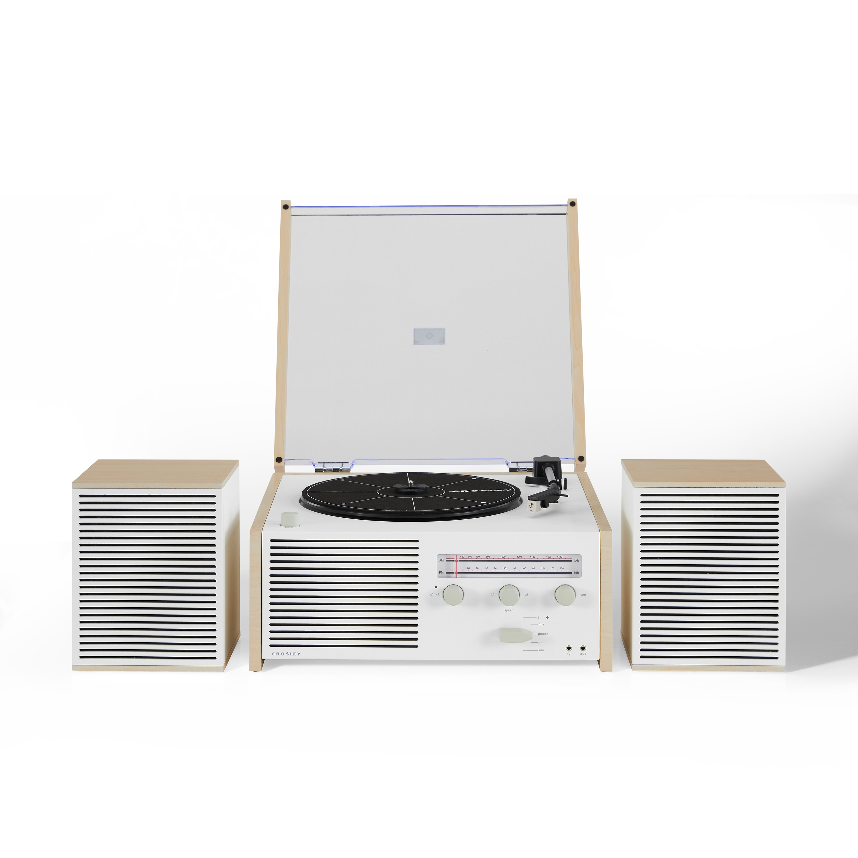 Arkrocket Taurus II Medium Size Jukebox Vinyl Record Player Bluetooth ...