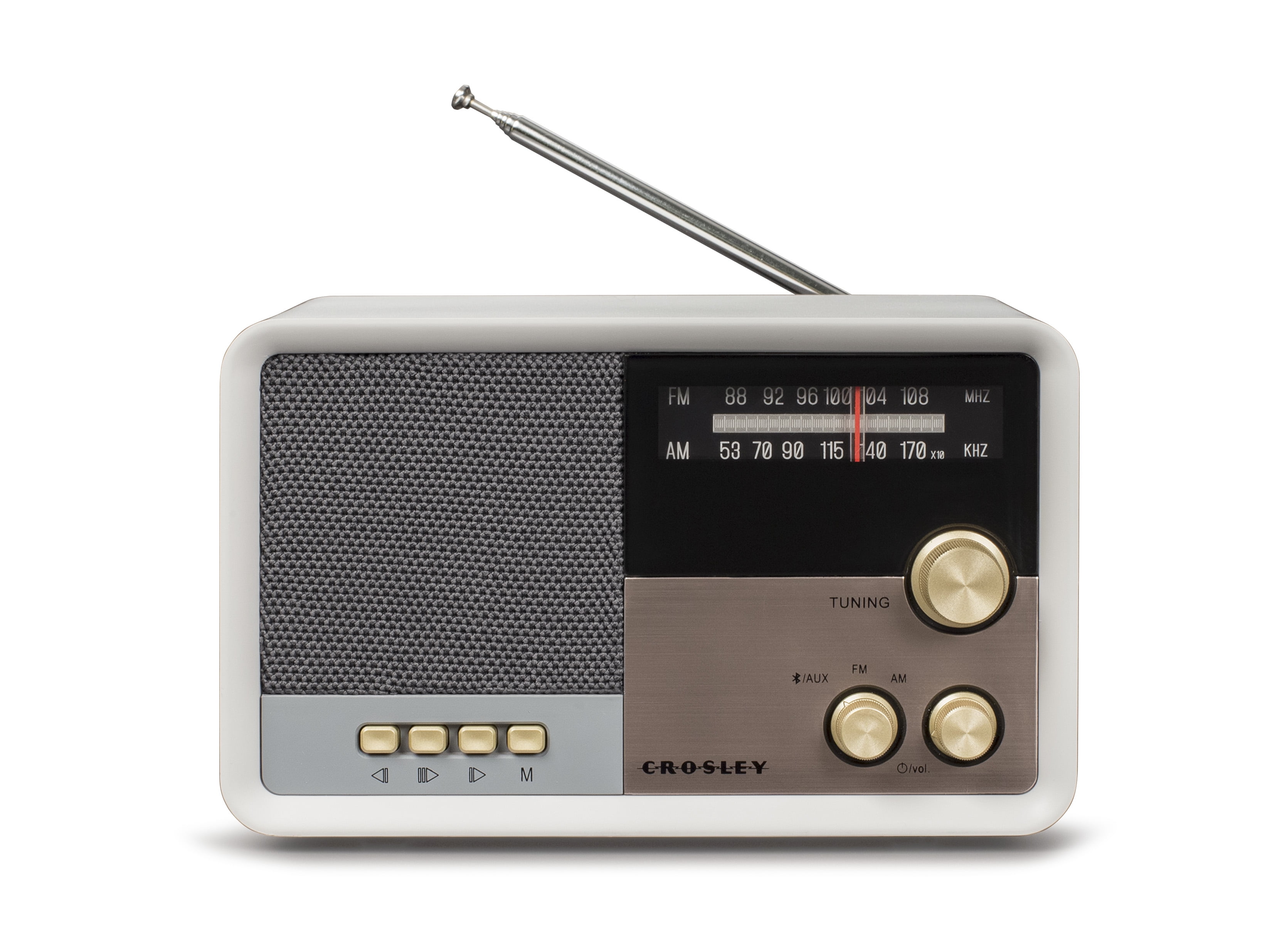 Crosley Tribute Portable AM/FM Radio with Bluetooth - Walmart.com