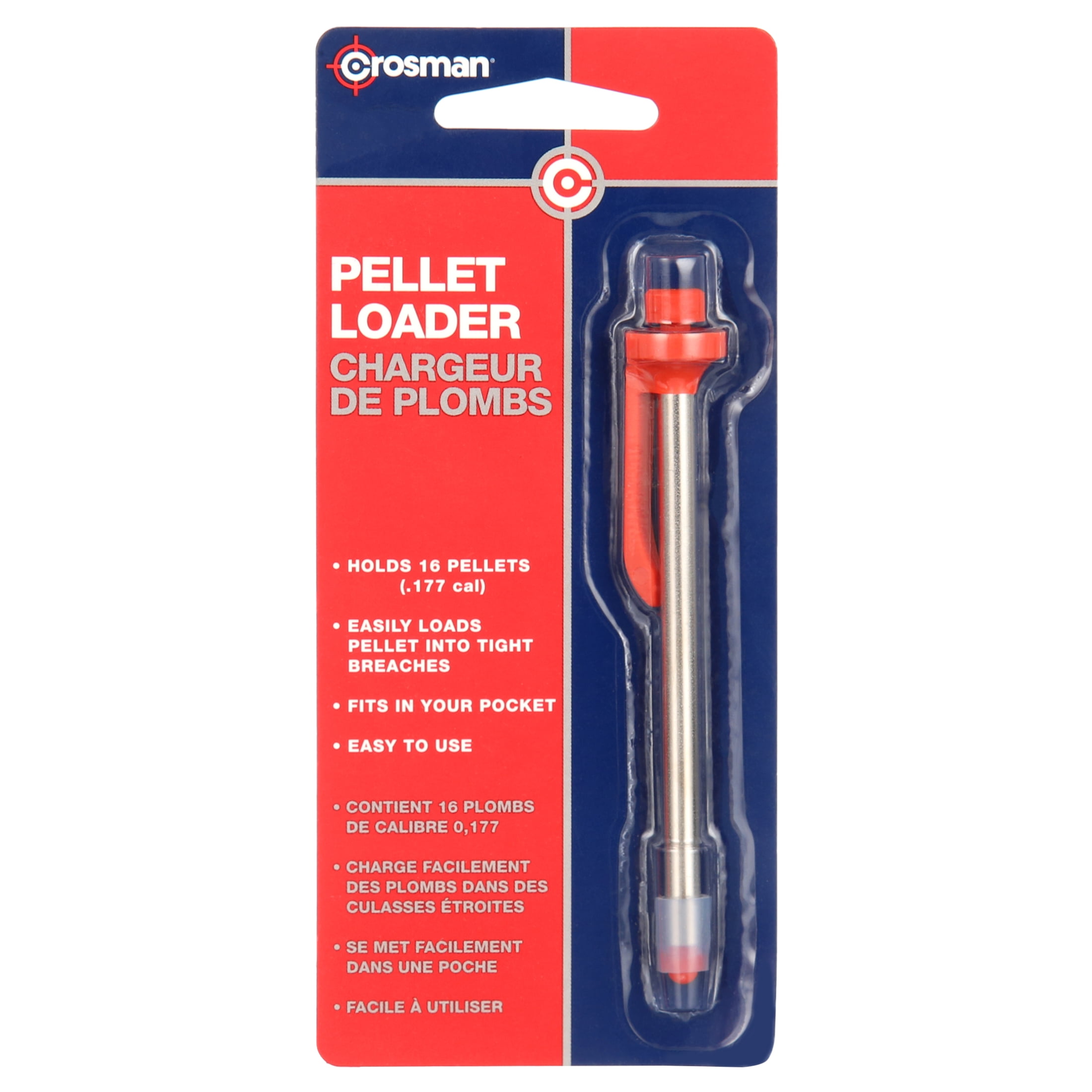 Crosman Pellet Loader, Holds 16 .177 Cal Pellets - Walmart.com