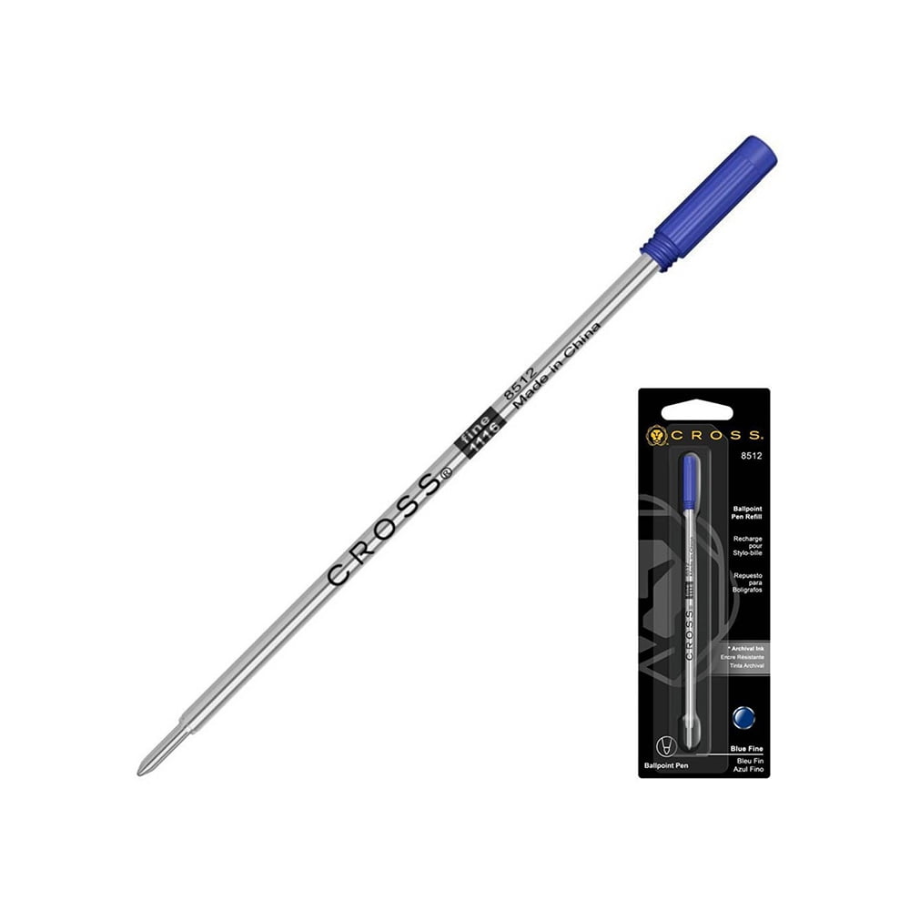 Cross 8512 Ballpoint Pen Refill (F) – Blue - Walmart.com