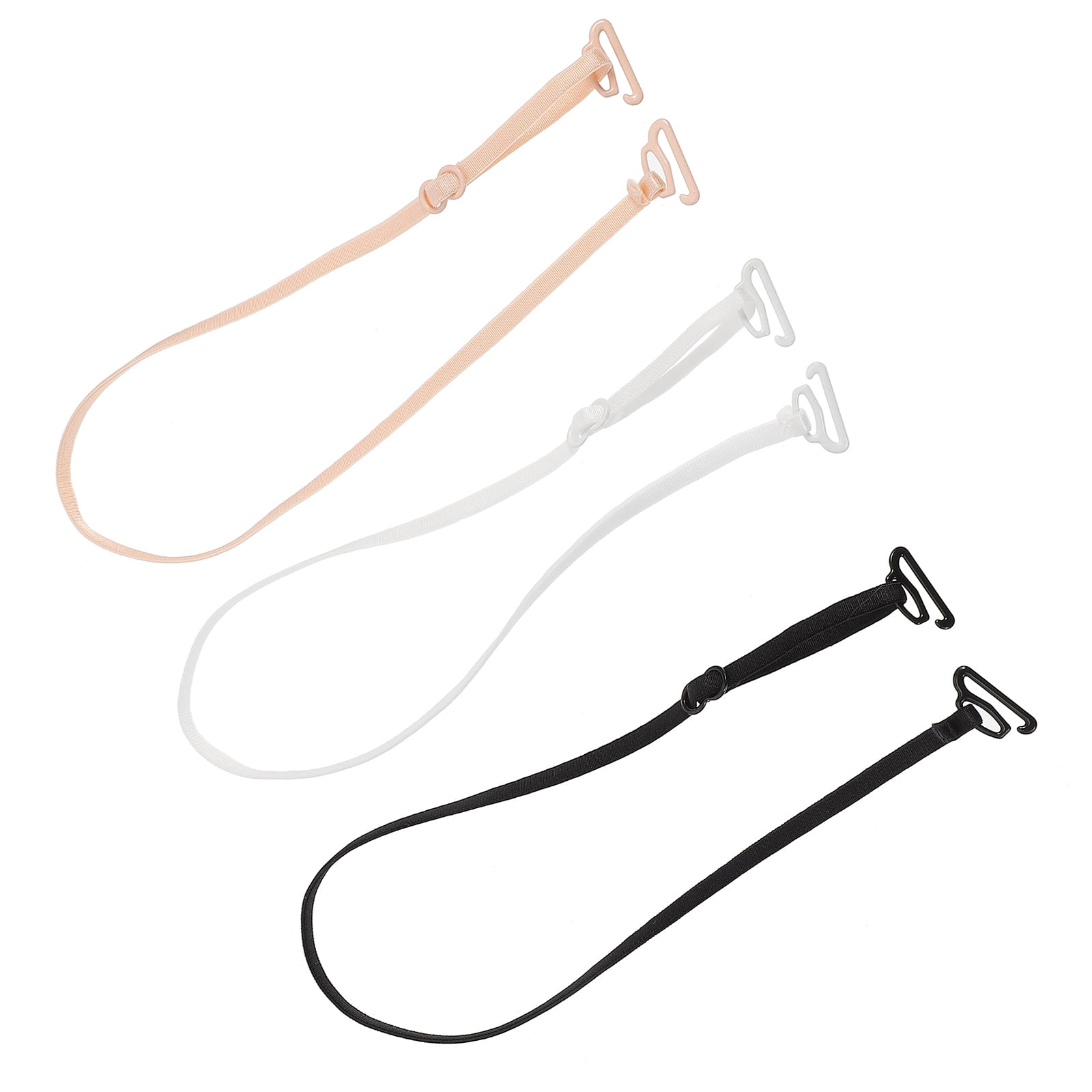 5 Pairs Cross Back Straps Bra Shoulder Strappless Elastic Holder ...