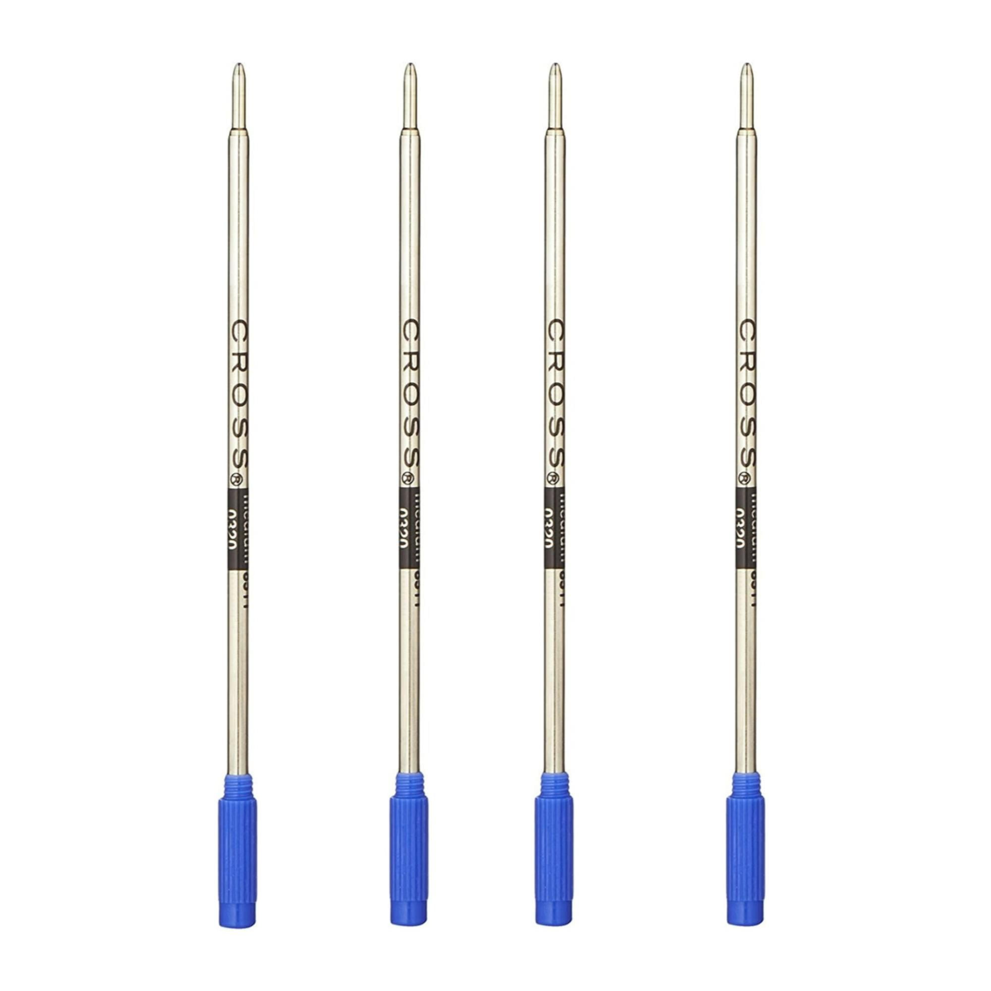 Cross Ballpoint Pen Refill Bundle (Blue, Medium Tip) (4-Pack) - Walmart.com