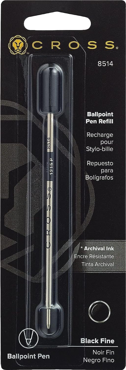 Cross Ballpoint Pen Refill Fine Black 8514 - Walmart.com