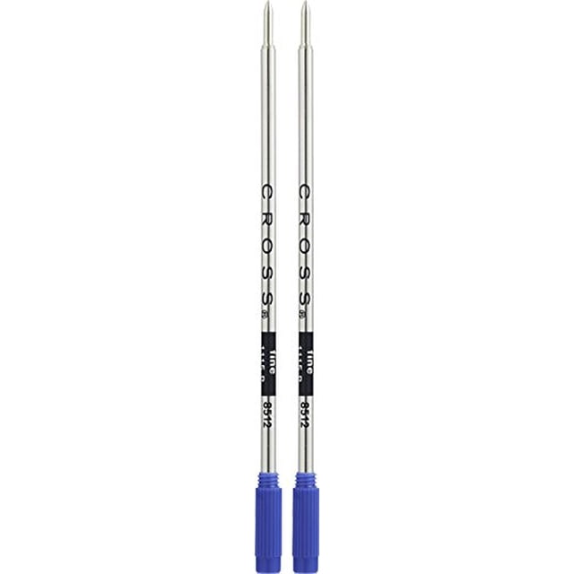 Cross Ballpoint Pen Refill, Fine Blue, 2 Per Card (8512-2) - Walmart.com
