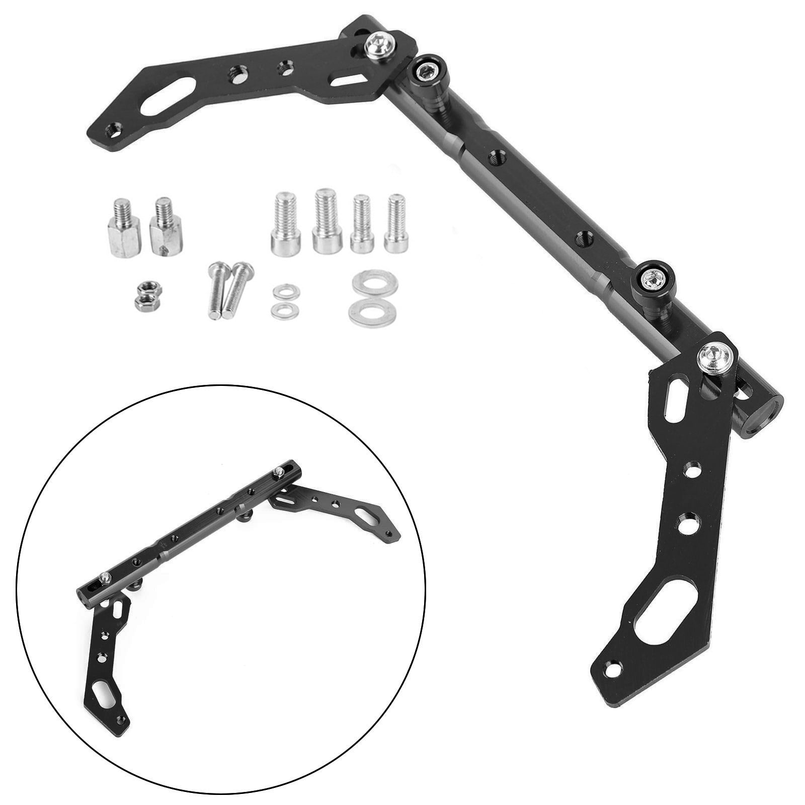 Cross Bar Adjustable Handlebar Balance Lever Universal Black For ...