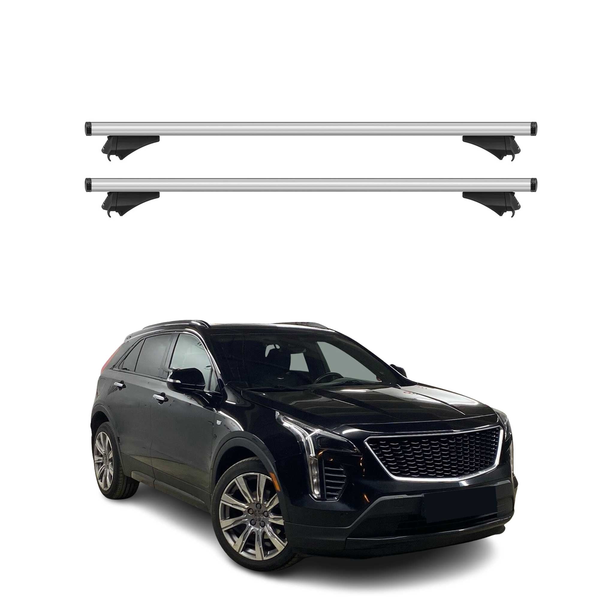2019-2025 Cadillac XT4 Roof Rack Cross Bars Silver - Walmart.com