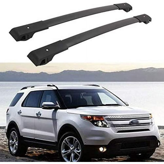 NIXFACE Aluminum Cross Bars Roof Racks, Fit for 2011-2015 Ford Explorer ...