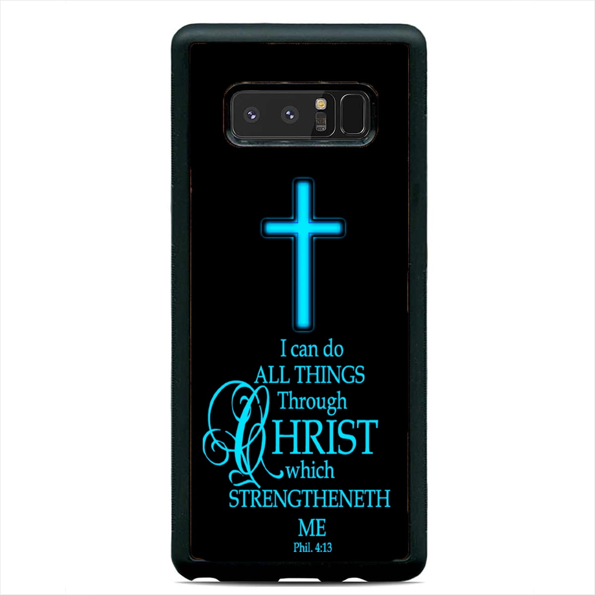 Cross Bible Cell Phone Case Christian Slim Hard Rubber Custom Case ...