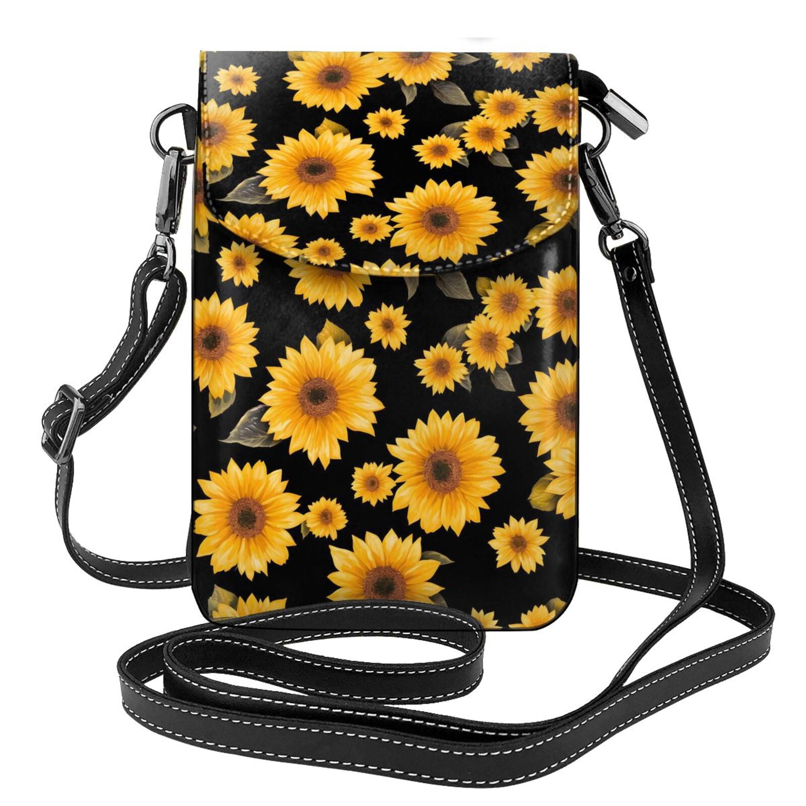 Cross-Body Bag Flip Phone Bag 7.6inx4.9in Durable Waterproof Pu Leather ...