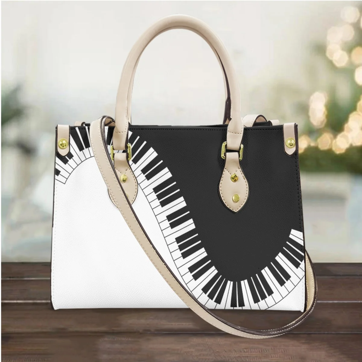 Cross Body Bags Female Luxury Piano Keys Designer Leather Shoulder Bag ...
