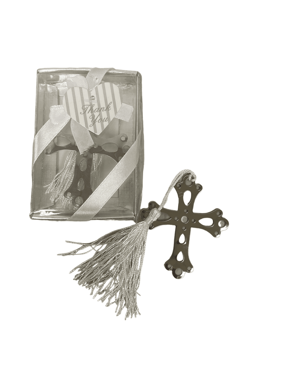 Cross Bookmark Christening Baptism baby shower Party Favour Favors ...