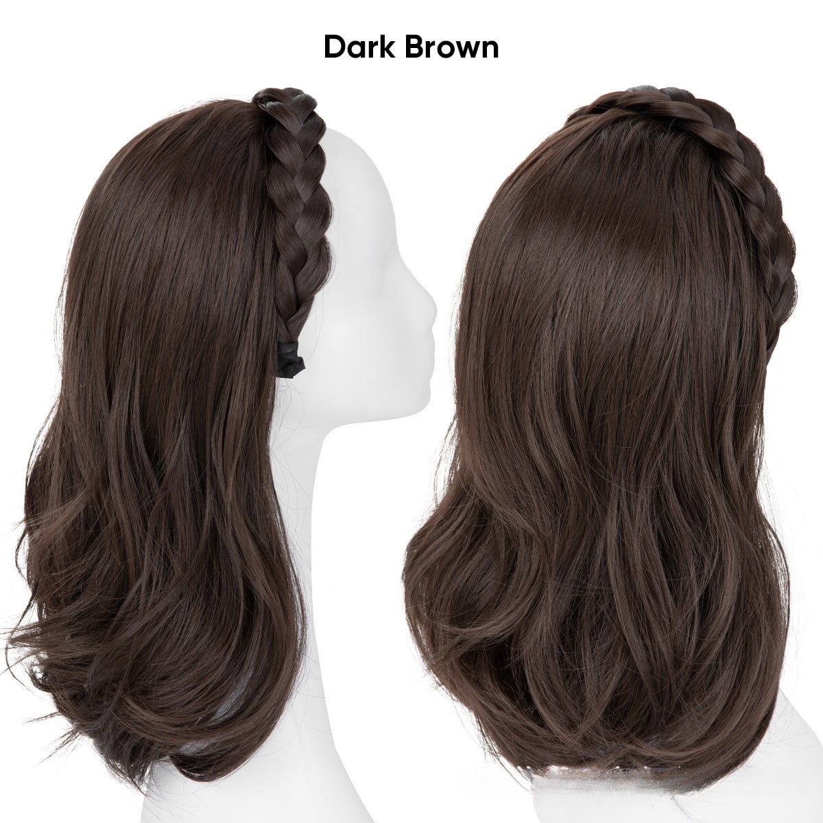 Cross-Border High-Temperature Silk Wig for Women, Fishbone Braid ...