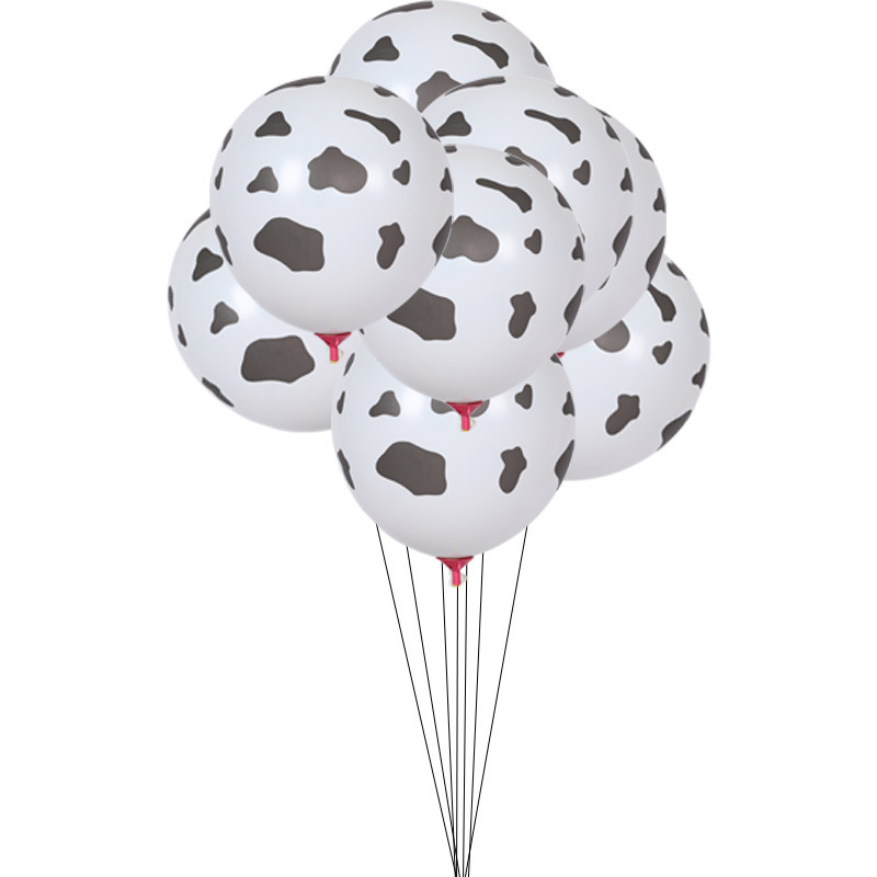 Cross Border Jungle Animal Striped Latex Balloon Deer Print Dairy ...