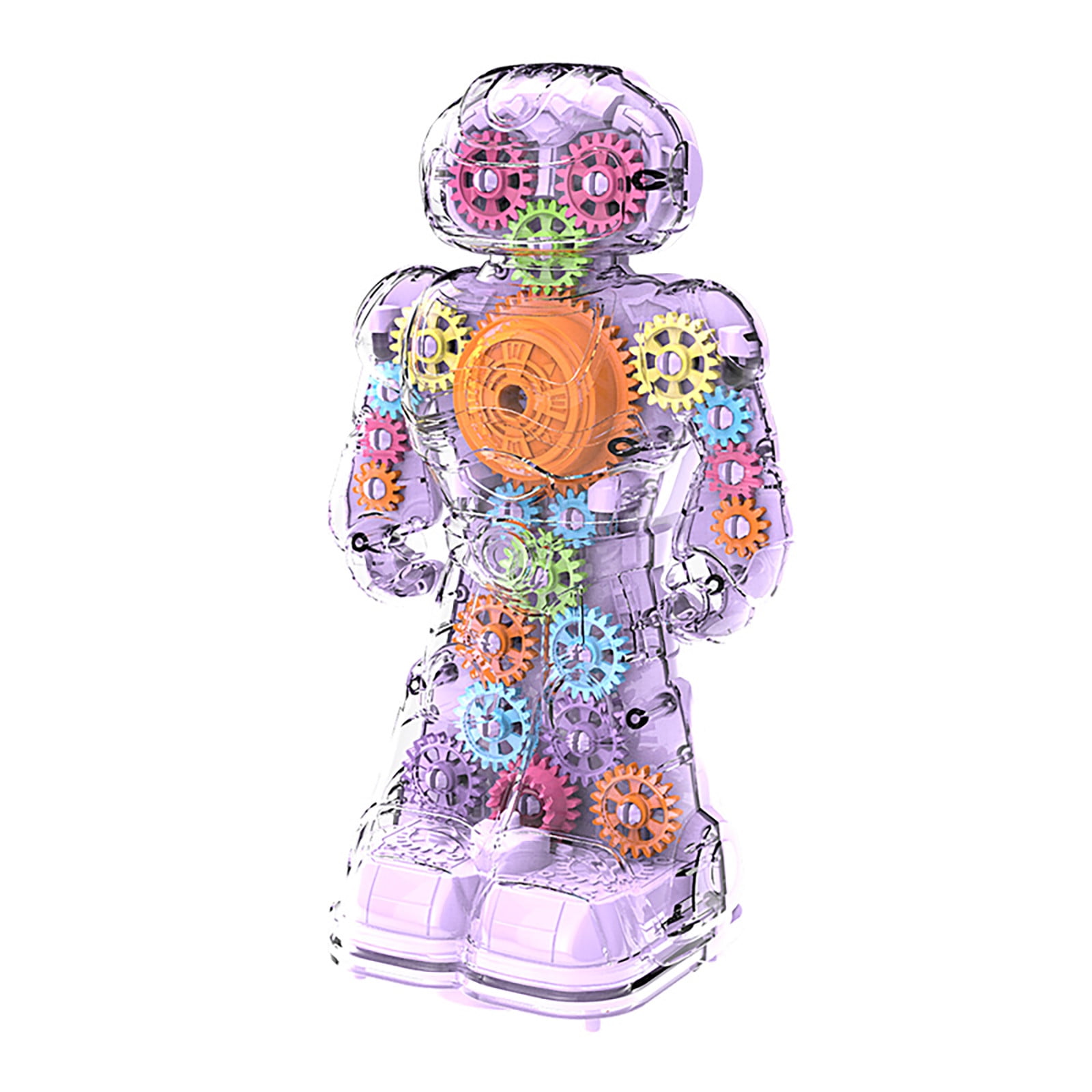 Cross Border New Transparent Gear Robot Universal Walking Robot With ...